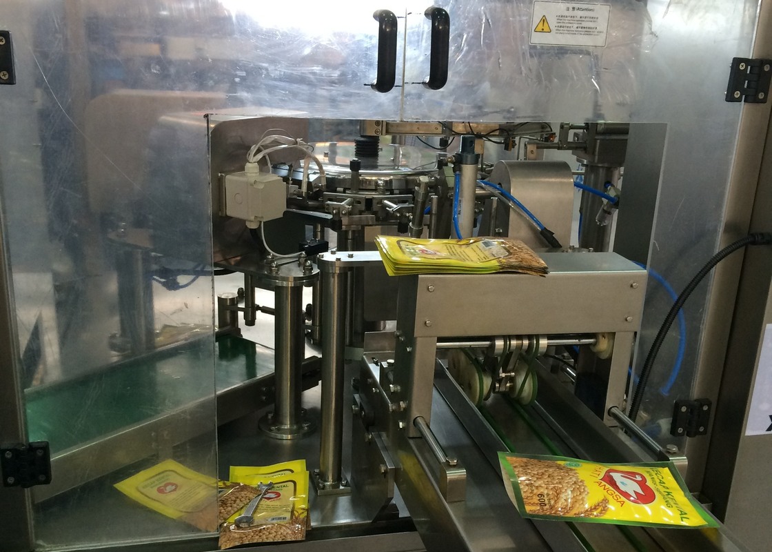 Bag 1000ml Rotary Packing Machine 5KW Rotary Pouch Packing Machine